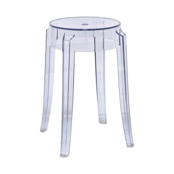 Averill Modern Plastic Dining Stool with Sturdy Seat & Legs for Kitchen ...