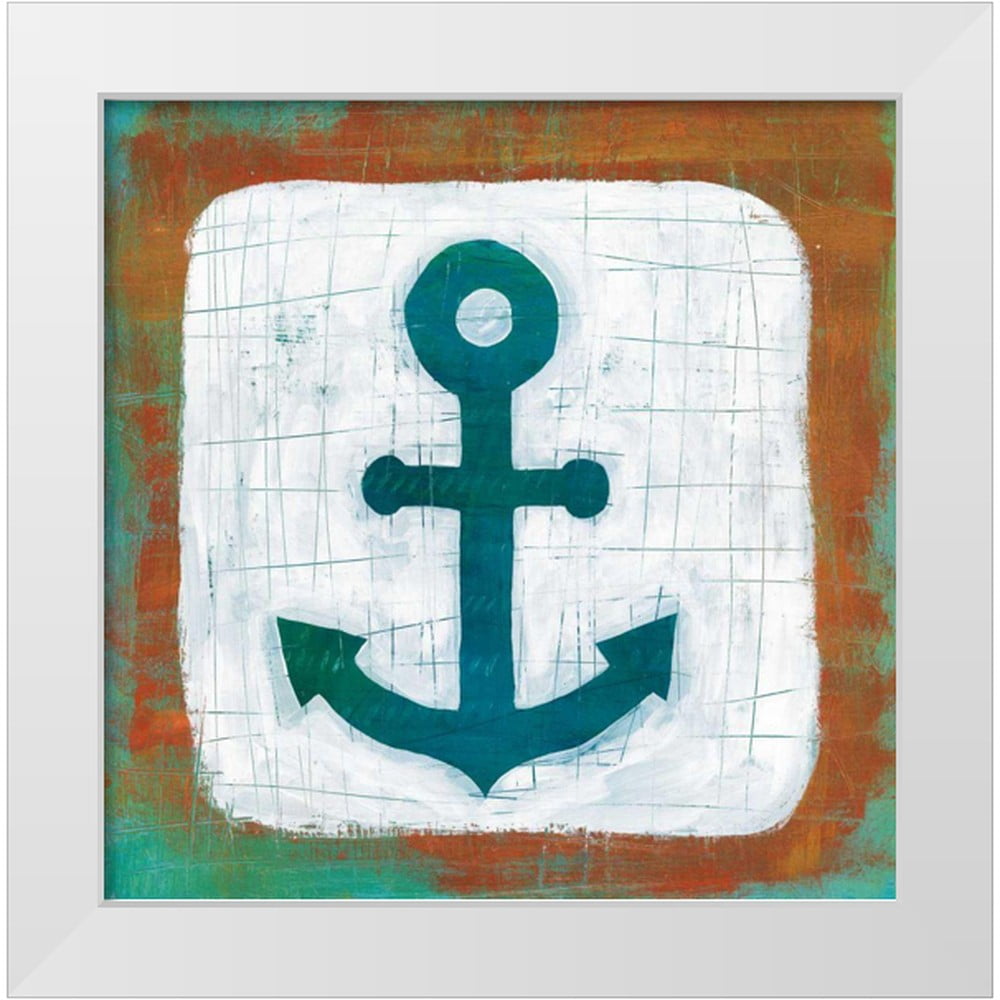 Averinos, Melissa 12x12 White Modern Wood Framed Museum Art Print ...