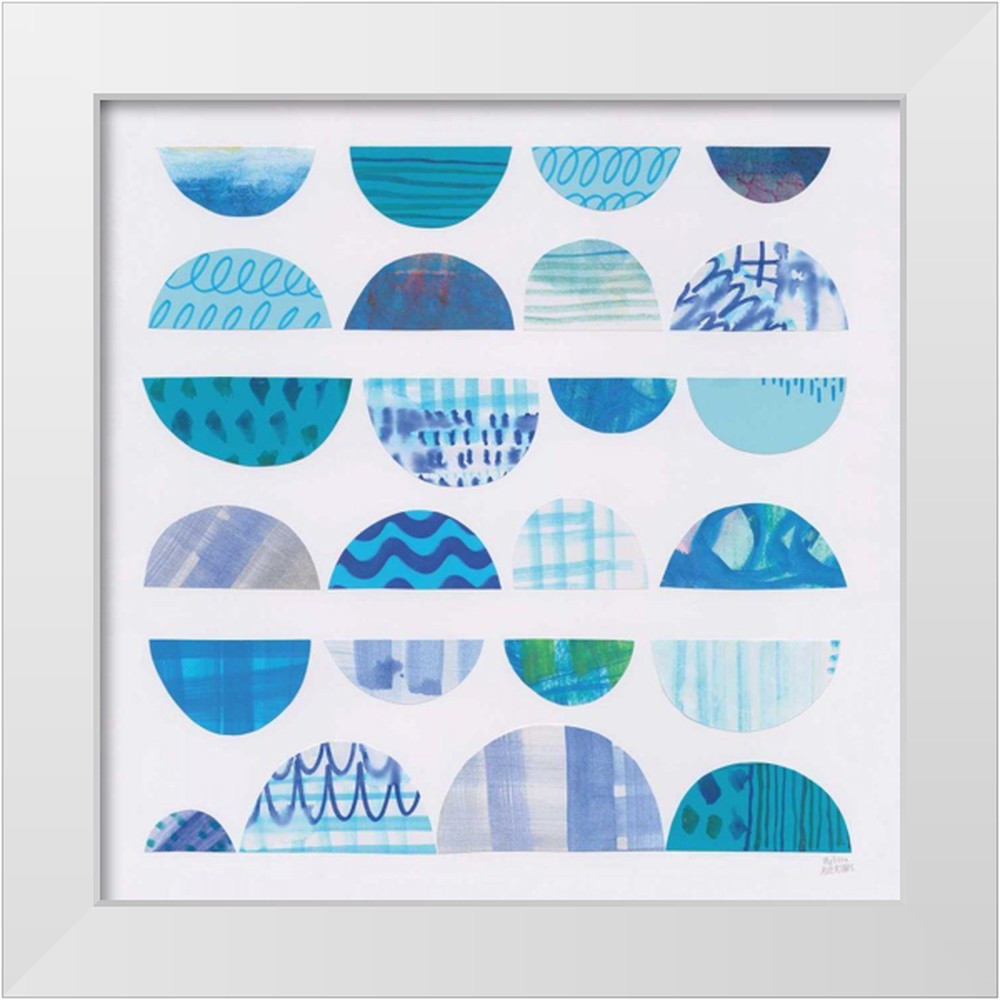 Averinos, Melissa 12x12 White Modern Wood Framed Museum Art Print ...