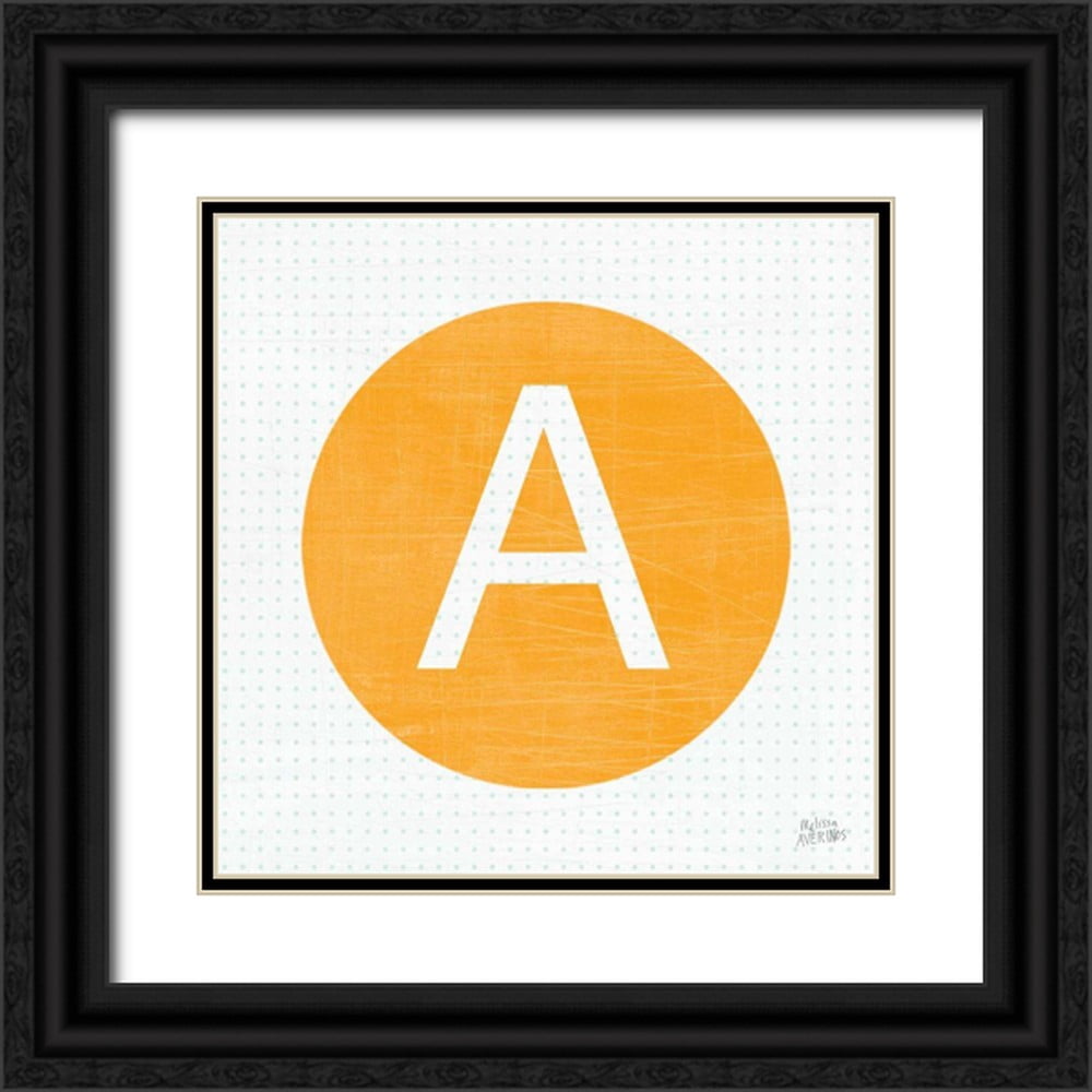 Averinos, Melissa 20x20 Black Ornate Wood Framed with Double Matting ...