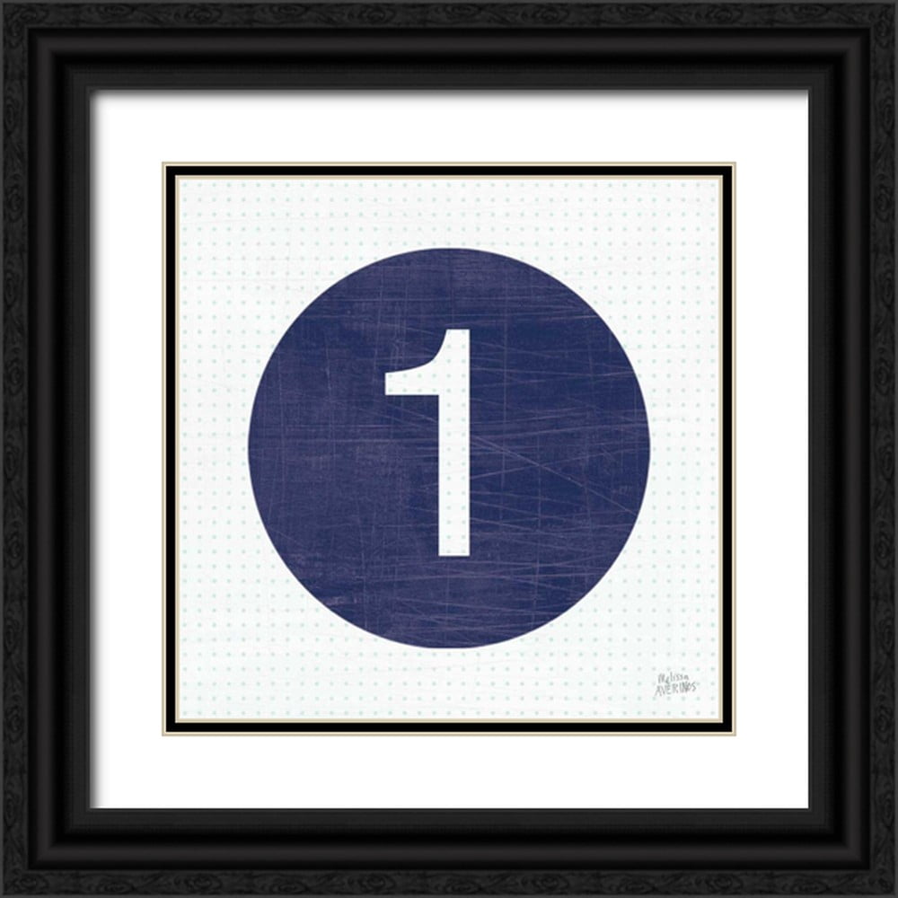 Averinos, Melissa 20x20 Black Ornate Wood Framed with Double Matting ...