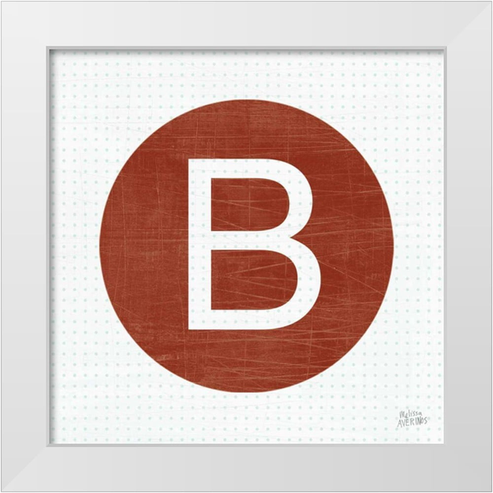 Averinos, Melissa 20x20 White Modern Wood Framed Museum Art Print ...