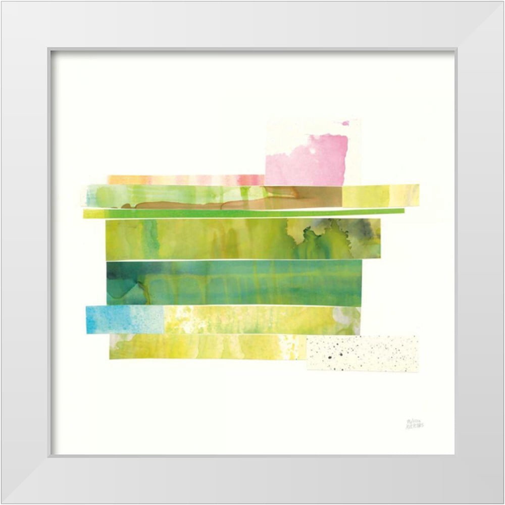 Averinos, Melissa 26x26 White Modern Wood Framed Museum Art Print ...
