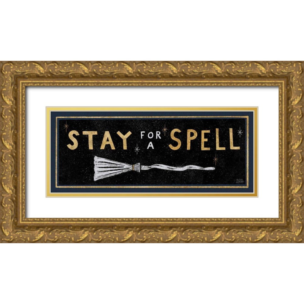 Averinos, Melissa 32x15 Gold Ornate Wood Framed with Double Matting ...