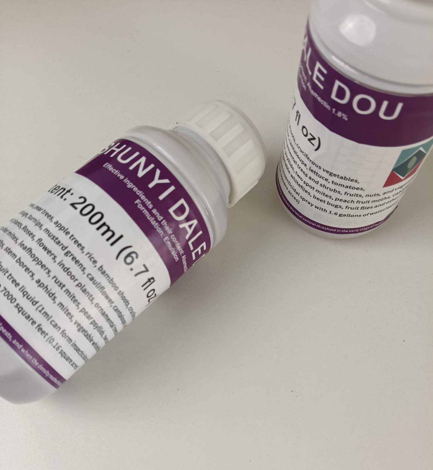 Avermectin concentrated spray solution, 200ml (6.7fl oz), used to kill ...