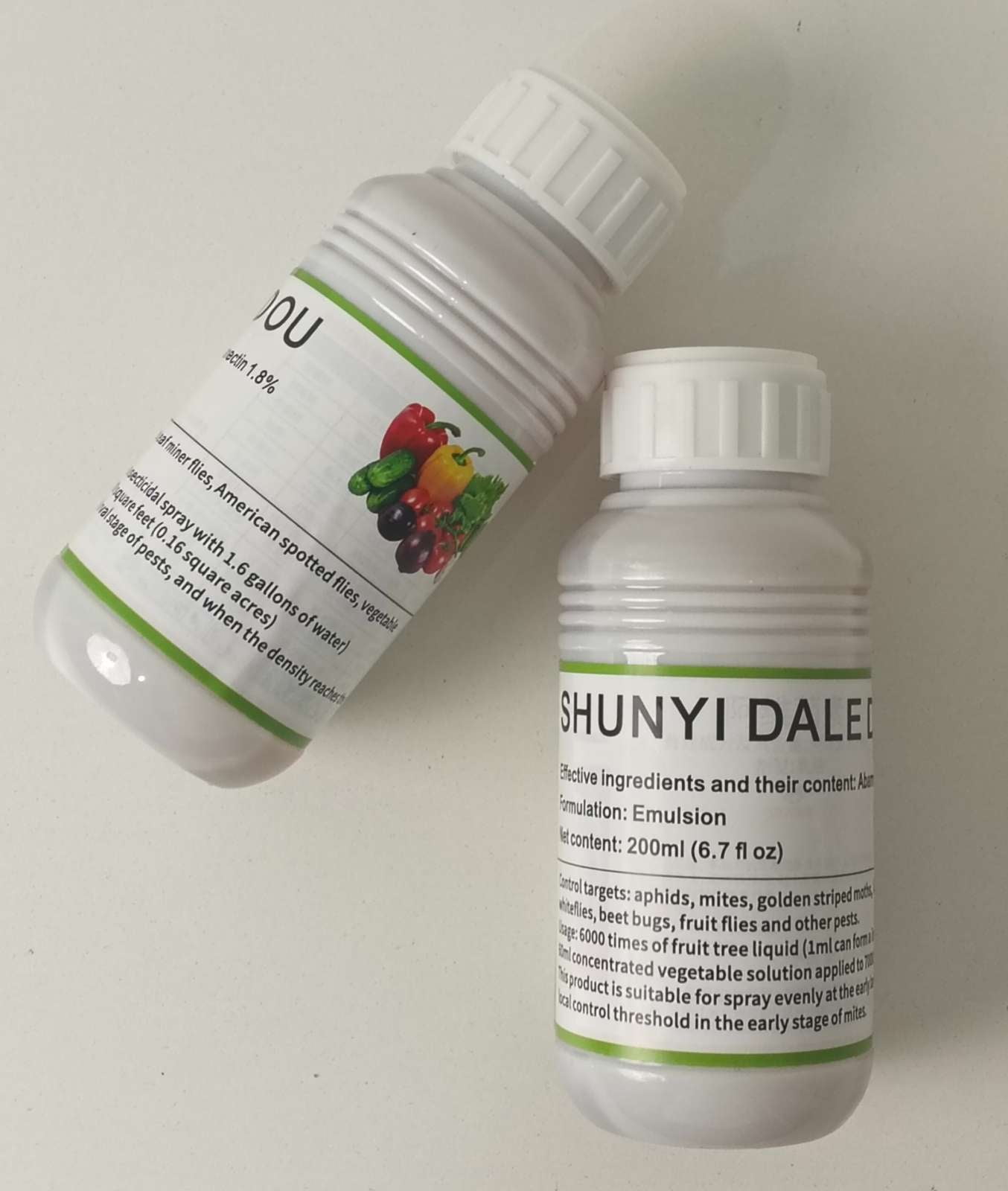 Avermectin pesticide, being a concentrated spray solution, can ...