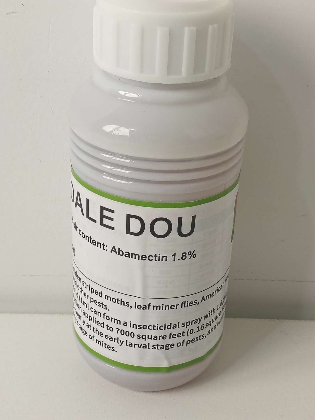 Avermectin pesticide, being a concentrated spray solution, can ...