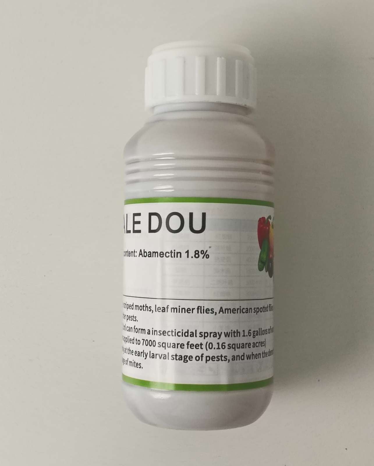 Avermectin pesticide, being a concentrated spray solution, can ...