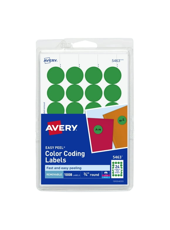 Color Coding Labels in Labels - Walmart.com