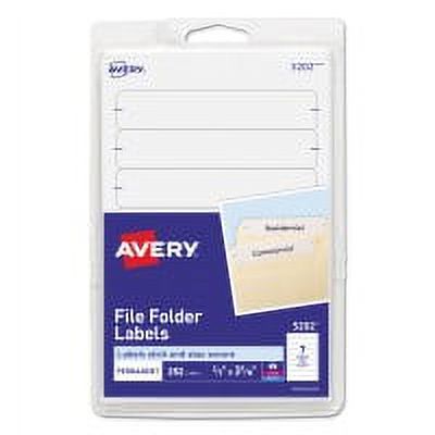 Avery-2PK Printable 4" X 6" - Permanent File Folder Labels, 0.69 X 3.44 ...
