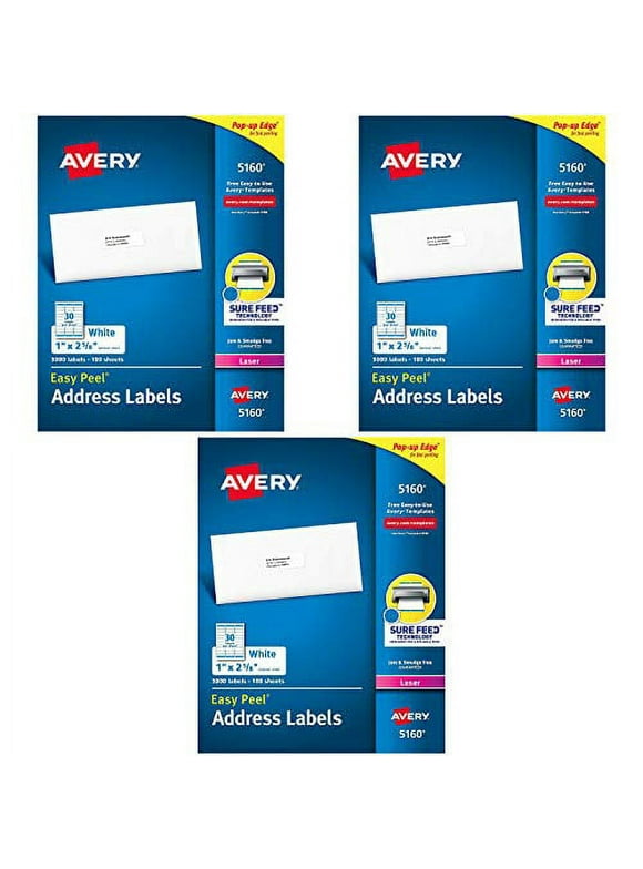 Avery 5160 in Avery Labels - Walmart.com