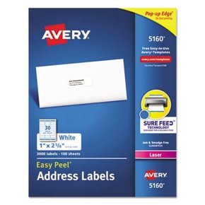Avery 5160 in Avery Labels - Walmart.com