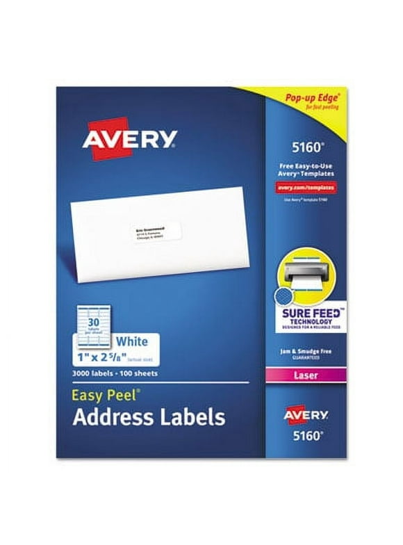 Avery 5160 in Avery Labels - Walmart.com