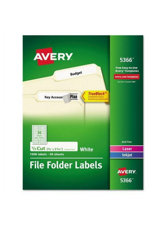Avery 5366 in Avery Labels - Walmart.com