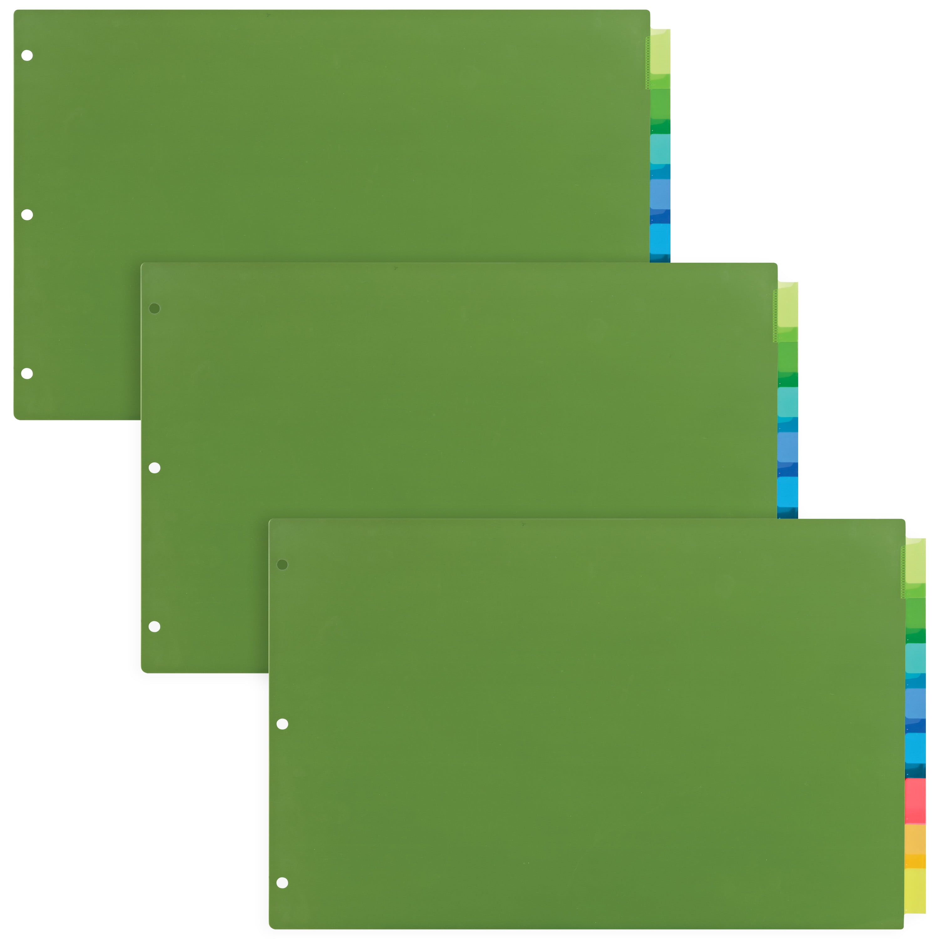 Avery 8-Tab Dividers, 11" x 17", Big Tab, 3 Sets (11256) - Walmart.com