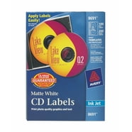 Avery Easy to Peel, Printable CD/DVD Labels, 40 Disc Labels & 80 Spine ...