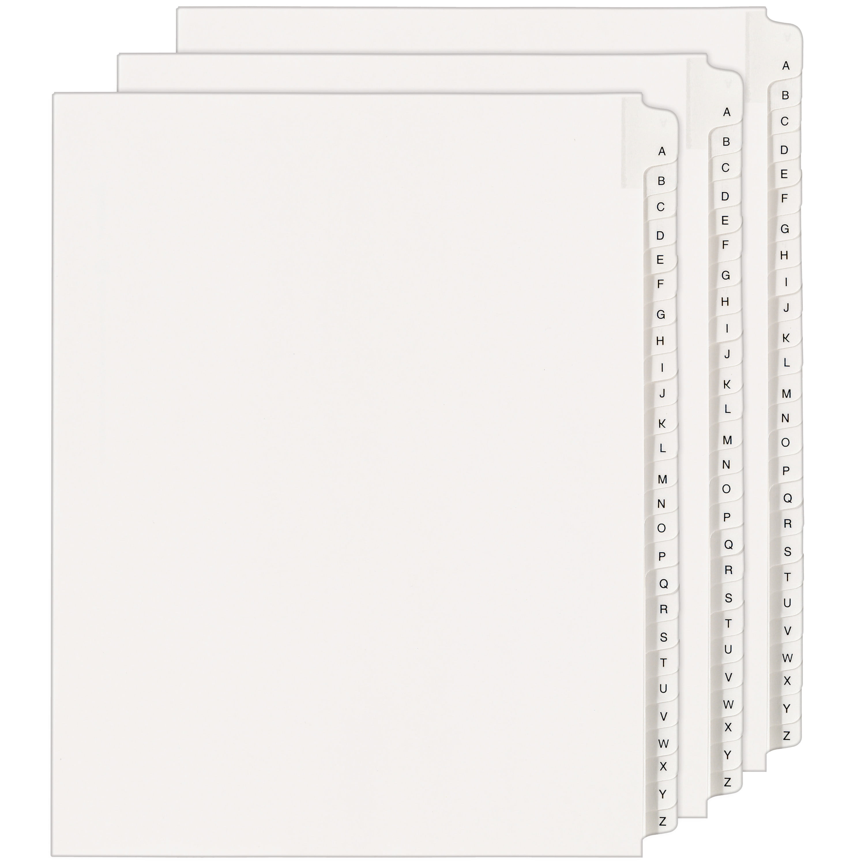 Avery A-Z Legal Exhibit 26 Tab Dividers, Unpunched, 3 Sets (21874 ...