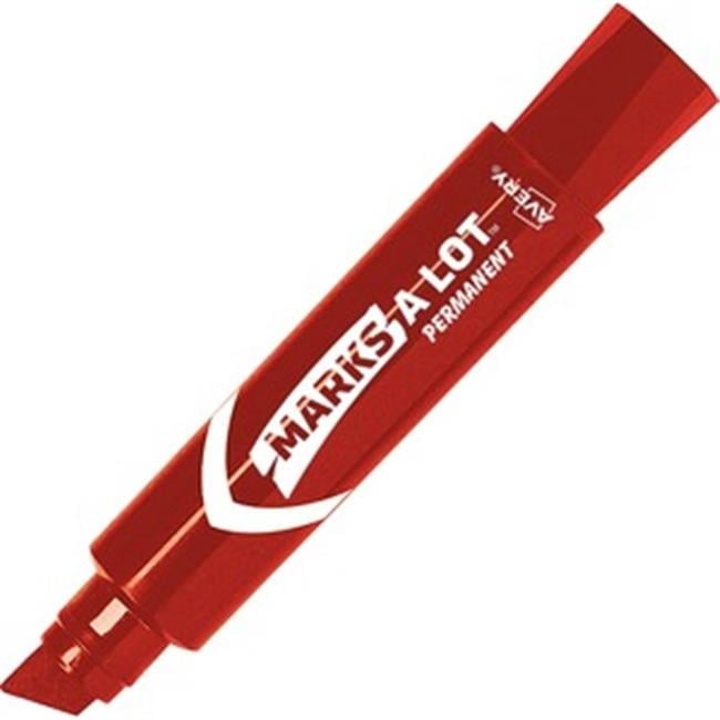 Avery AVE24147 Marks A Lot Jumbo Desk-Style Chisel Tip Permanent Marker ...