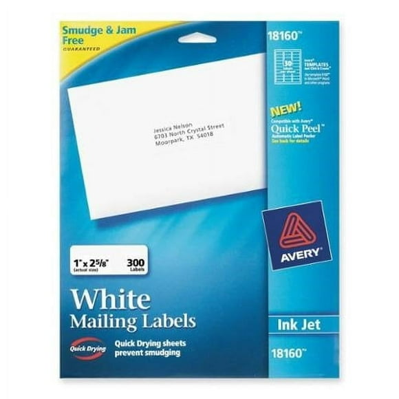 Avery 8160 in Avery Labels - Walmart.com
