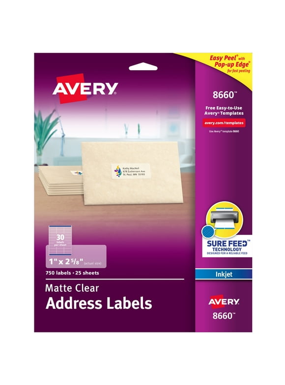 Address Labels in Labels | Clear - Walmart.com