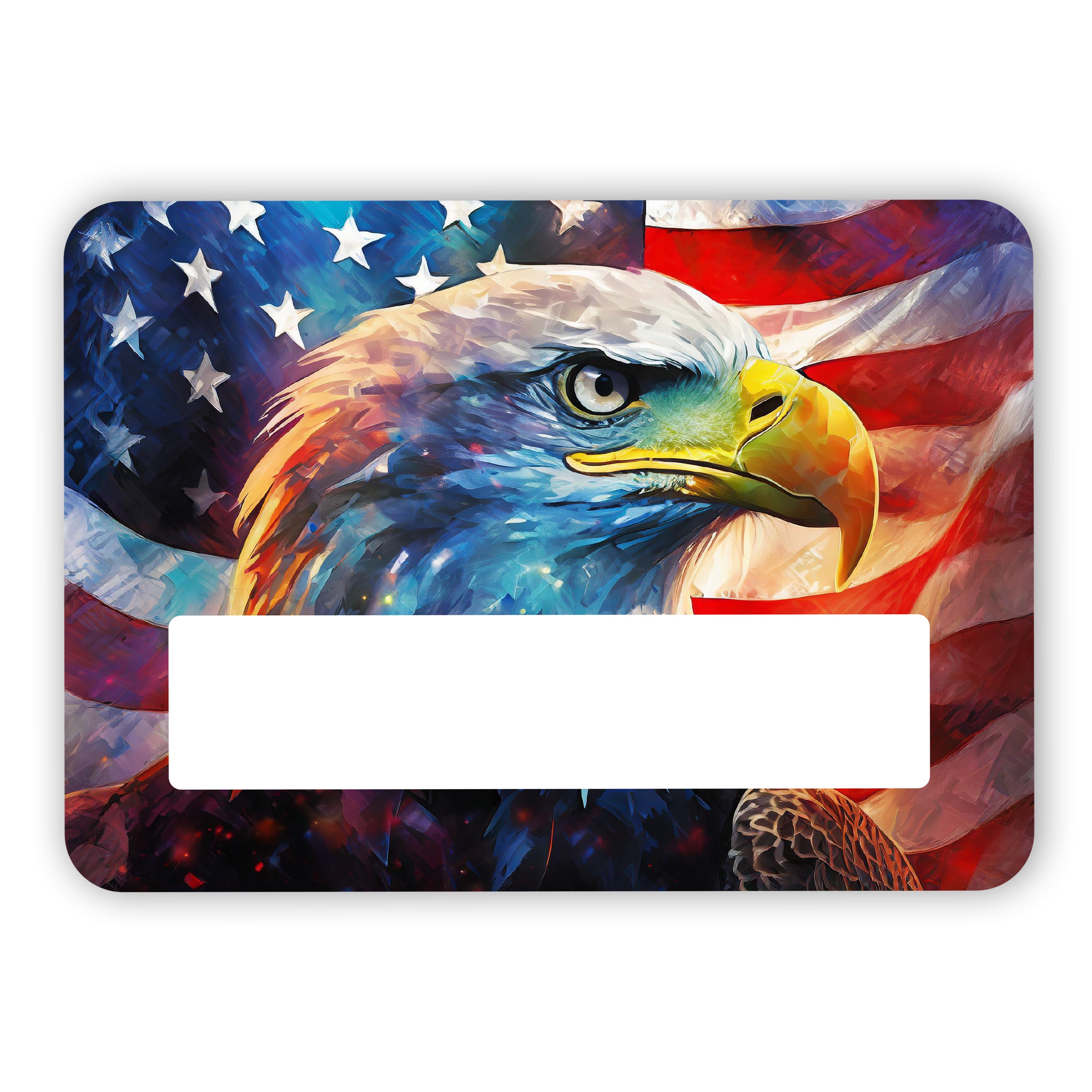 Avery American Flag Patriotic Eagle Name Badges, 2-1/3" x 3-3/8", 80ct ...