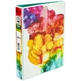 Avery + Amy Tangerine Mini Binder, 1 inch, Rainbow Inkblot (18714 ...