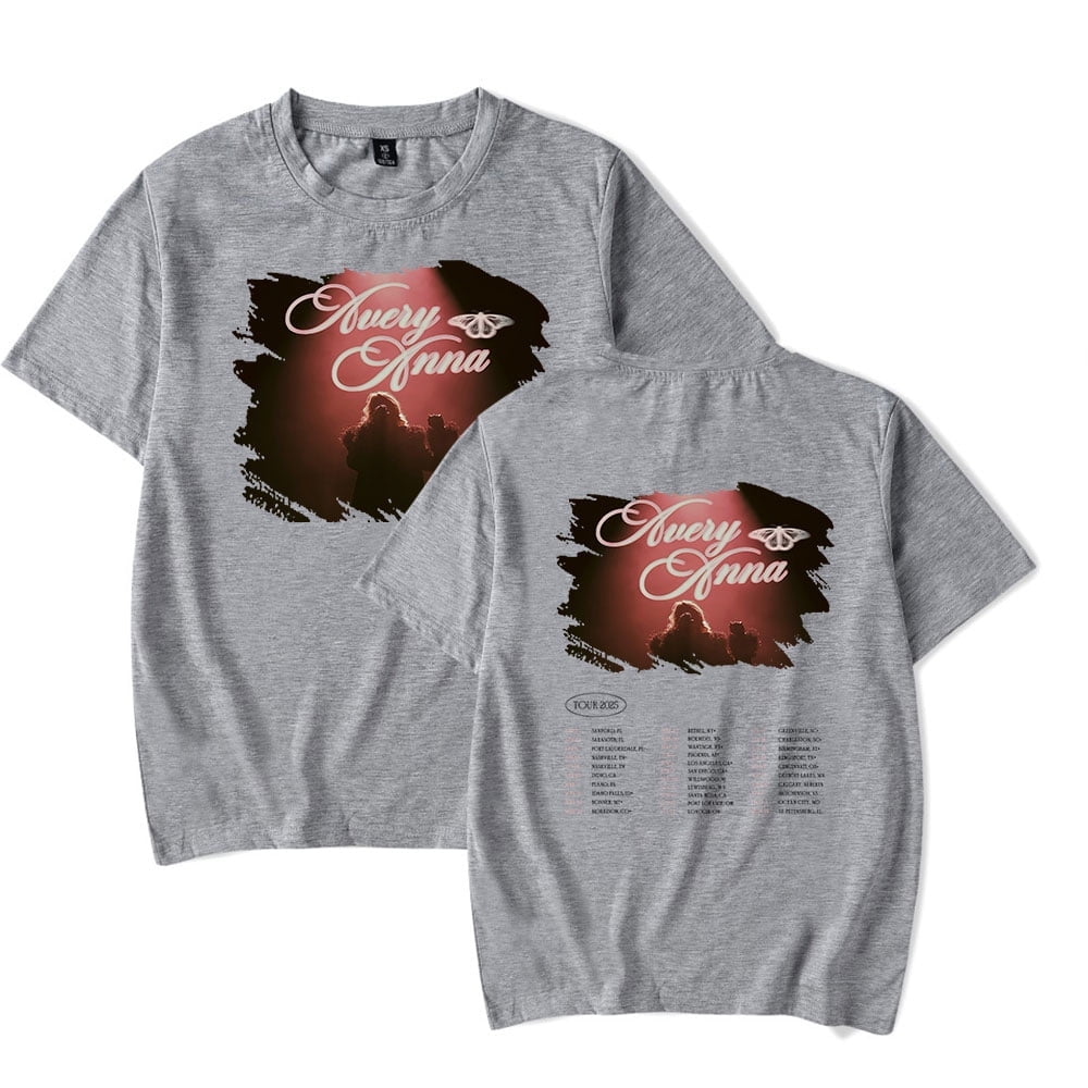 Avery Anna 2025 Tour Unisex Short Sleeve T - Shirt - Hip Hop Streetwear ...