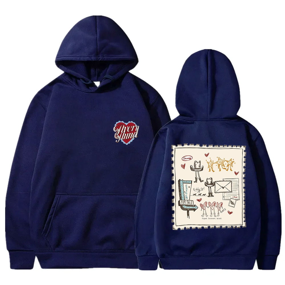 Avery Anna Doodle Hoodies Let Go Letters Tour Merch Women Men Fashion ...