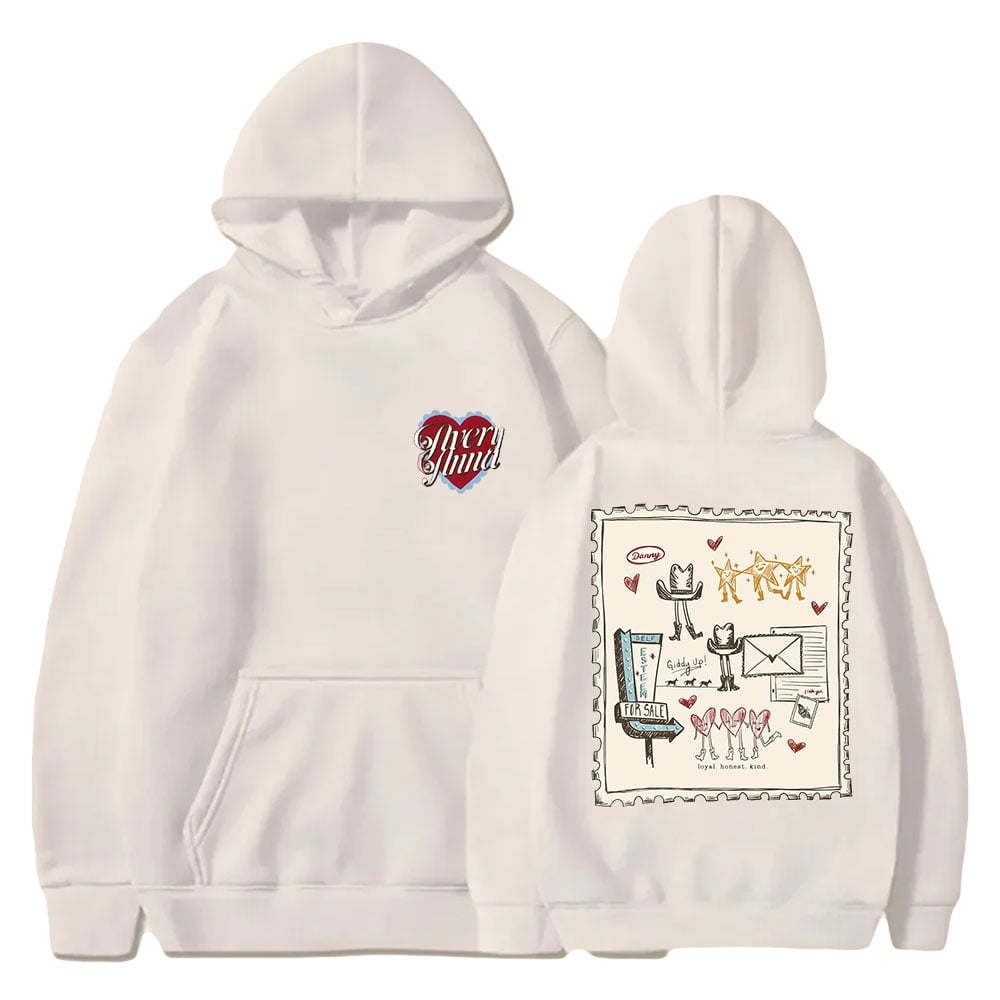 Avery Anna Doodle Hoodies Let Go Letters Tour Merch Women Men Fashion ...