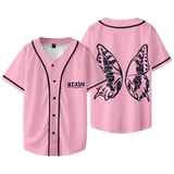 Avery Anna Grave Baseball Jersey Let Go Letters Tour - Walmart.com