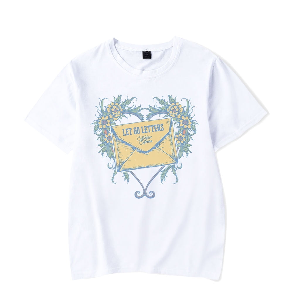 Avery Anna Merch Let Go Letters Summer Merch Women Men Summer Casual ...