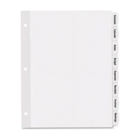 Clear Plastic Adhesive Tabs