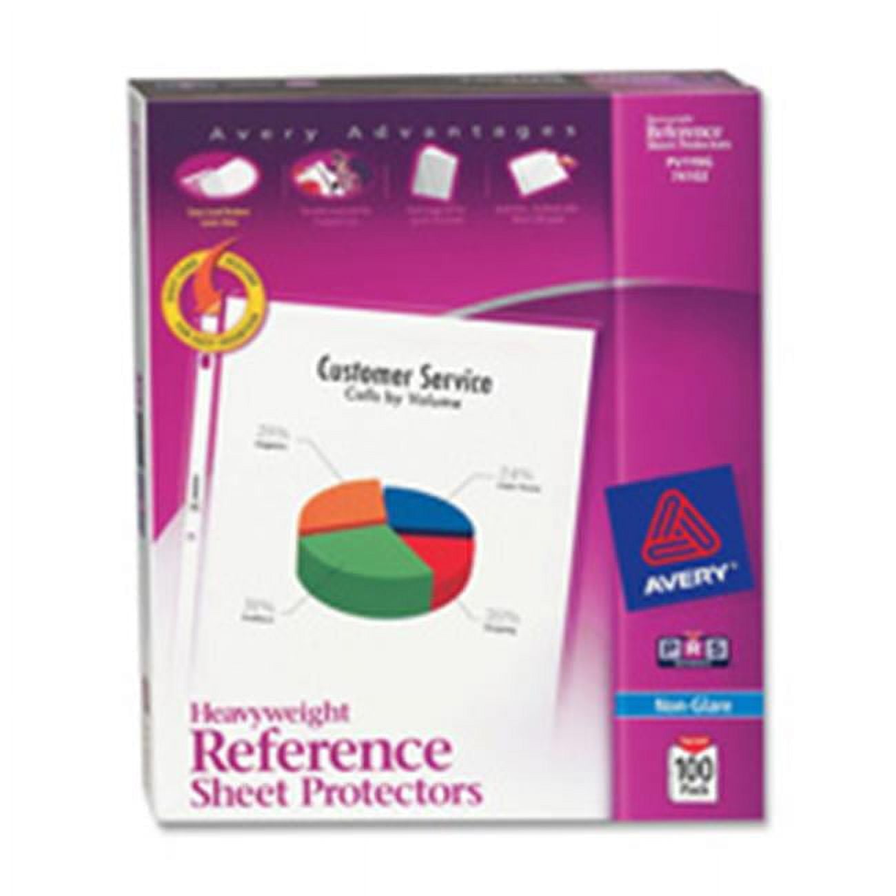 Avery Consumer Products Sheet Protectors- Super Heavyweight- Nonglare ...