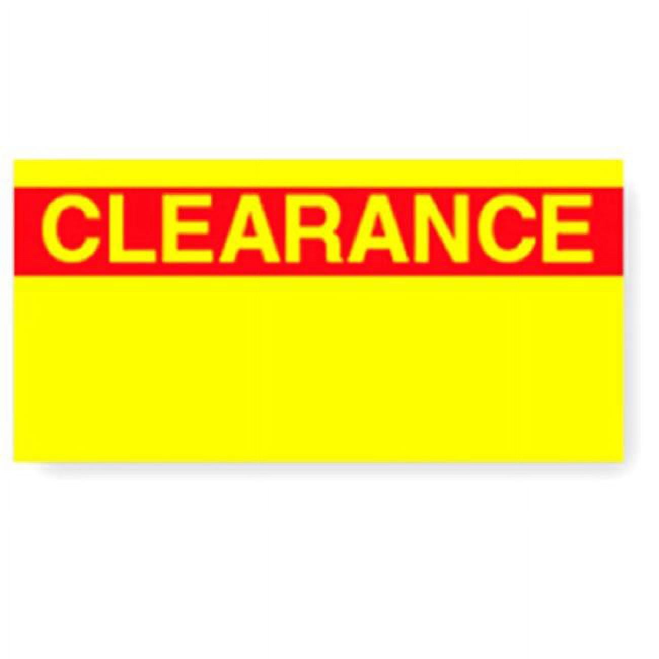 Avery Dennison 264932 8 Roll 1136 Clearance Labels, Yellow - Pack of 8 ...