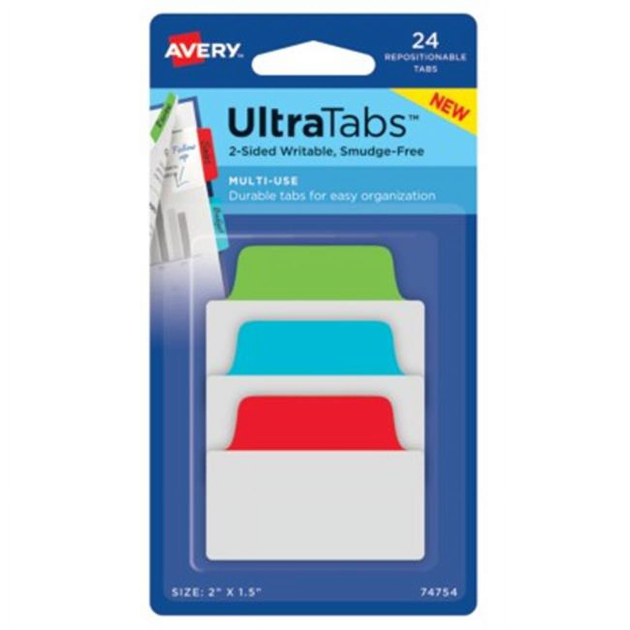 Avery-Dennison Av Poly Prime Tab - Walmart.com