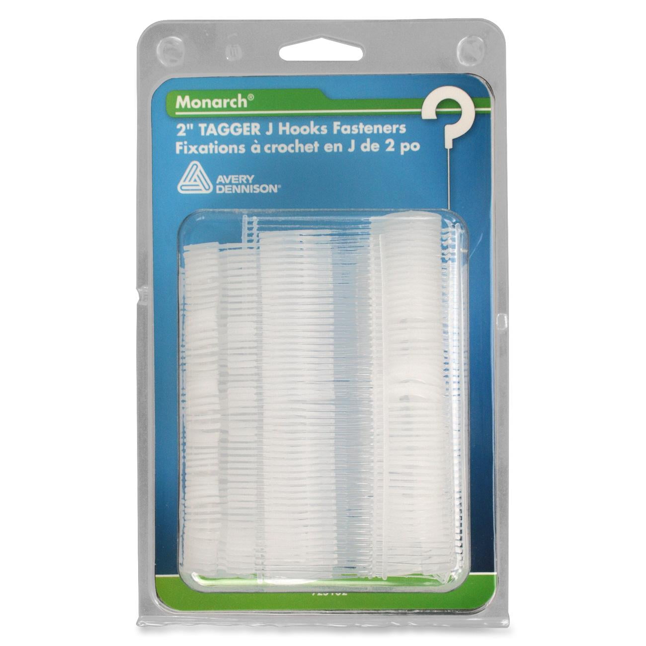 Avery Dennison Corporation Tagger J-Hooks 2" 12/PK Clear/Green 925132 ...