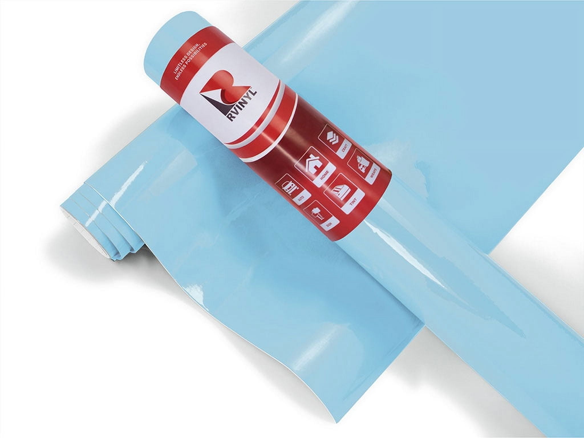 Avery Dennison Craft Vinyl Film Roll SC950 Powder Blue 650-O High Gloss ...