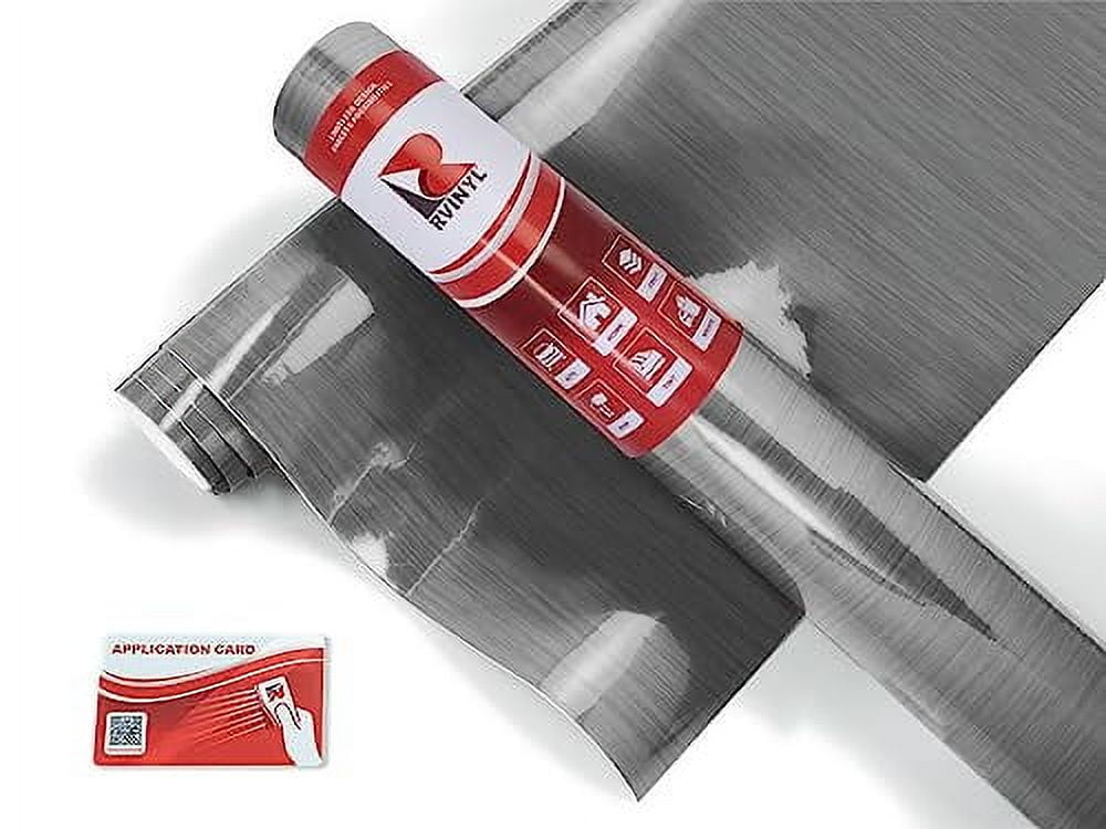 Avery Dennison Metalized Vinyl Film SF 100 Brushed Chrome 840-S Tear ...