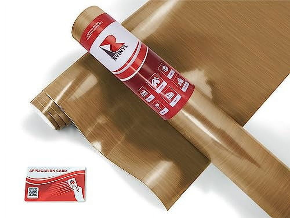 Avery Dennison Metalized Vinyl Film SF 100 Brushed Gold 242-S Tear ...