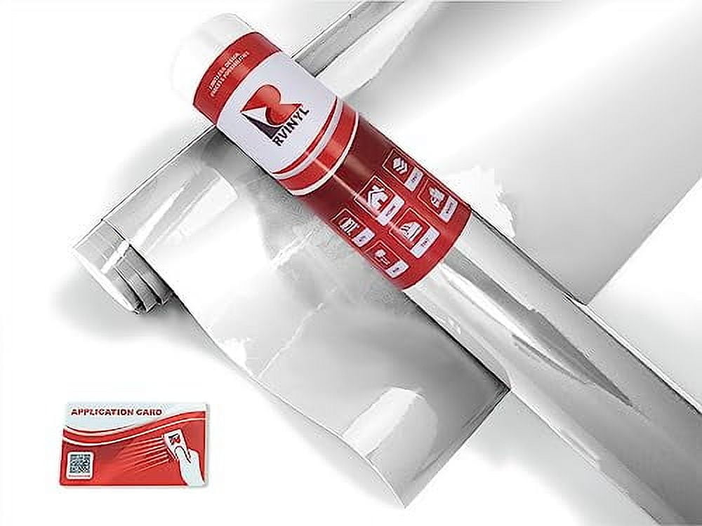 Avery Dennison Metalized Vinyl Film SF 100 Chrome Mirror 846-S Tear Resistant - 2ft x 7ft ...