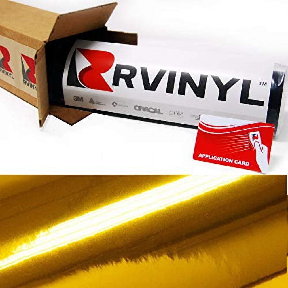 Avery Dennison Metalized Vinyl Film SF 100 Double Gold 247-S Tear ...