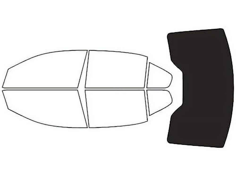 Avery Dennison NR Nano Ceramic IR Window Tint Kit Compatible with Ford Taurus 2013-2019 - Rear ...