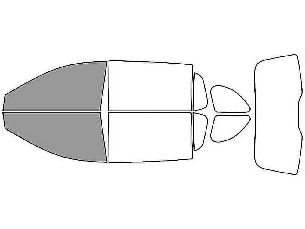 Avery Dennison NR Nano Ceramic IR Window Tint Kit Compatible with Lincoln MKT 2010-2019 - Front ...