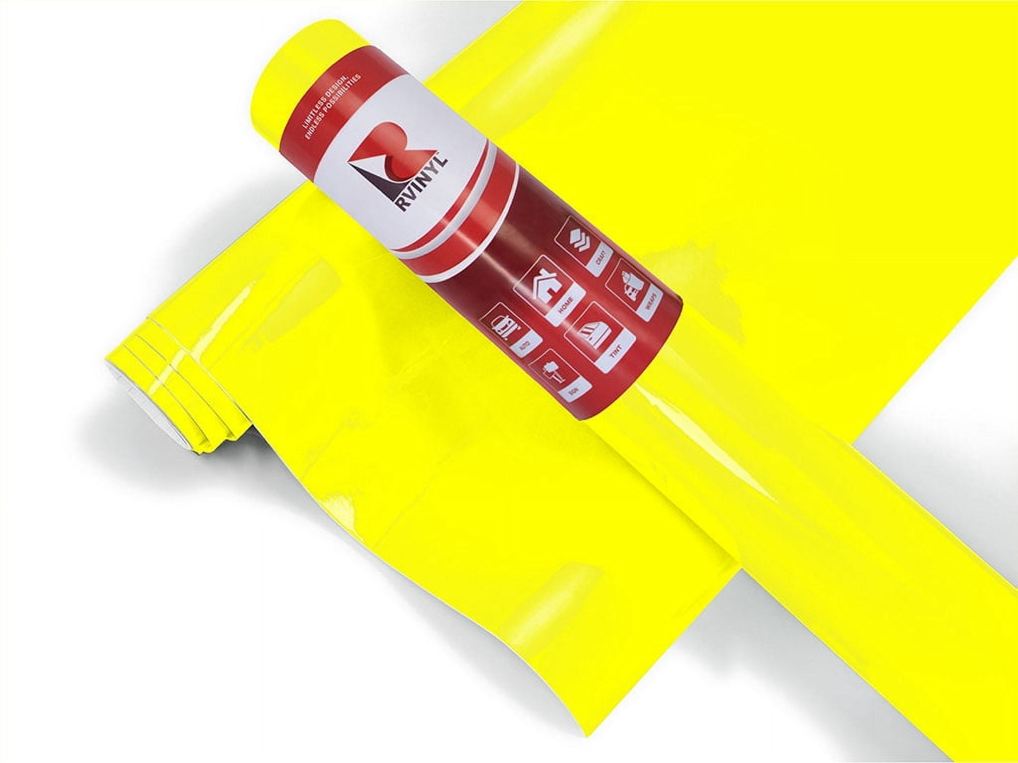 Avery Dennison Craft Film SF100 Fluorescent Vinyl Yellow 229-S - 12" x ...