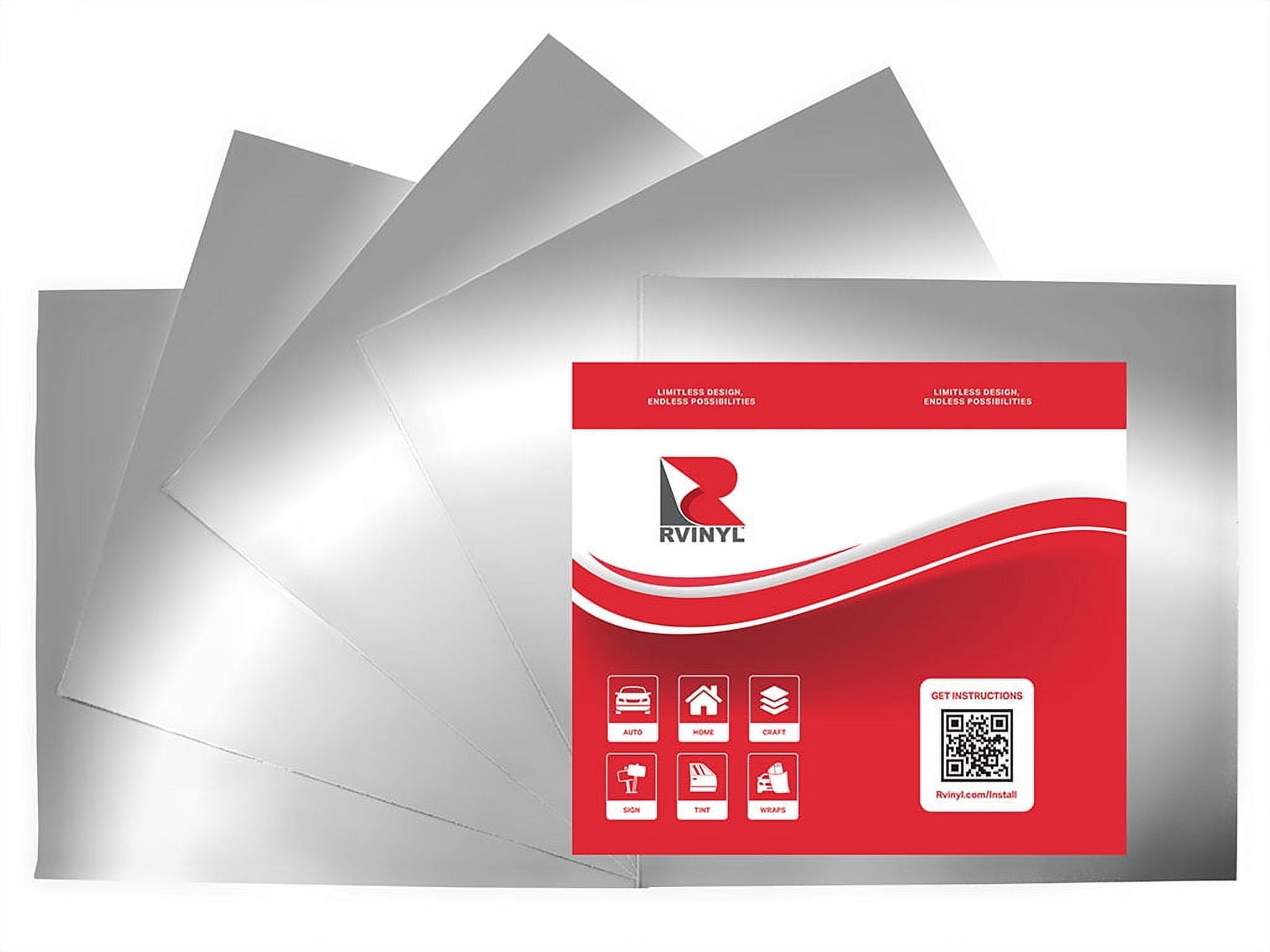 Avery Dennison Craft Film SF100 Vinyl 5 Sheets Chrome Mirror 846-S - 12 ...