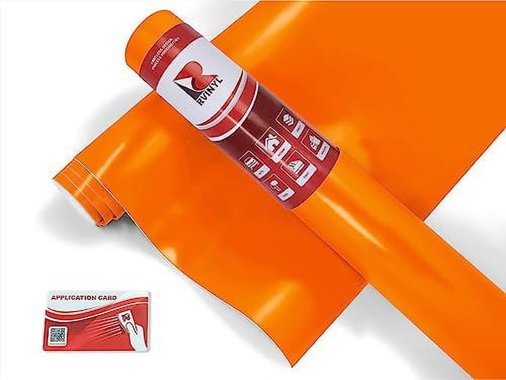 Avery Dennison Translucent Graphic Vinyl Film Sheet UC900 Orange Clear ...