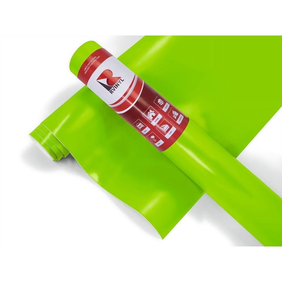 Avery Dennison UC900 Translucent Neon Green Pantone 375 C Matte ...