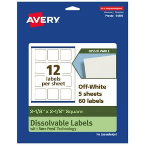 "Avery Shipping Labels, Sure Feed, 3-1/2"" x 5"", 100 Labels, Printable ...