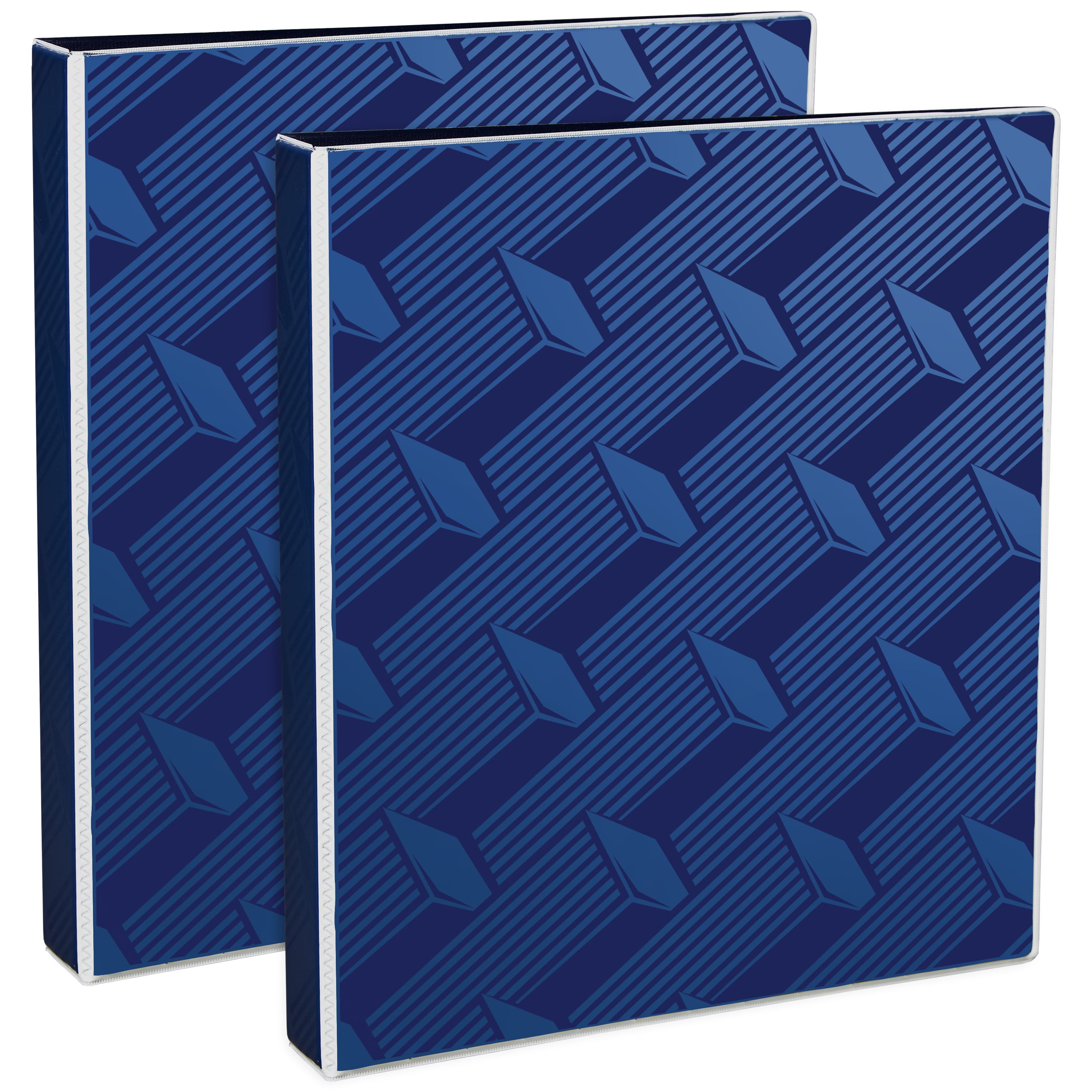 Avery Dual Effect Binder, 1 inch Slant Rings, Navy Blue 2pk (46029 ...