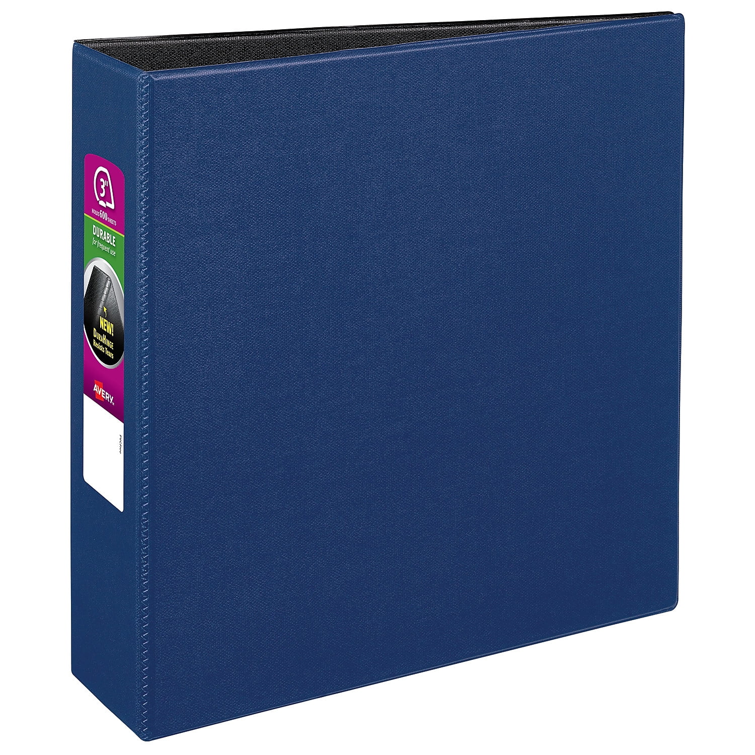 Avery Durable 3" 3-Ring Non-View Binders Slant Ring Blue 6/Carton ...